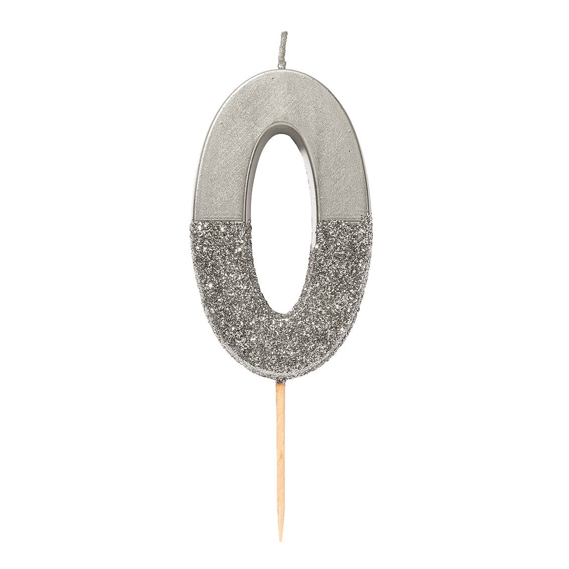Silver Number Candles - EnFete Party Supplies